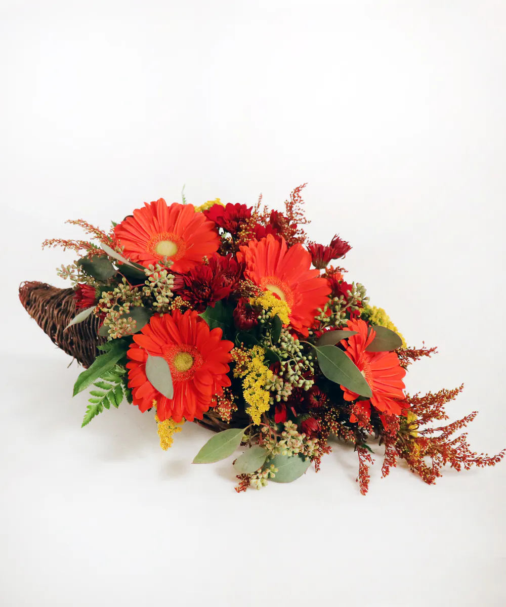 Bright Bounty Cornucopia | Nanz & Kraft Florists Louisville